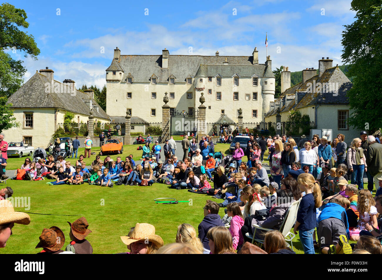 Traquair House Fair 2015, Innerleithen, Scottish Borders Stock Photo ...