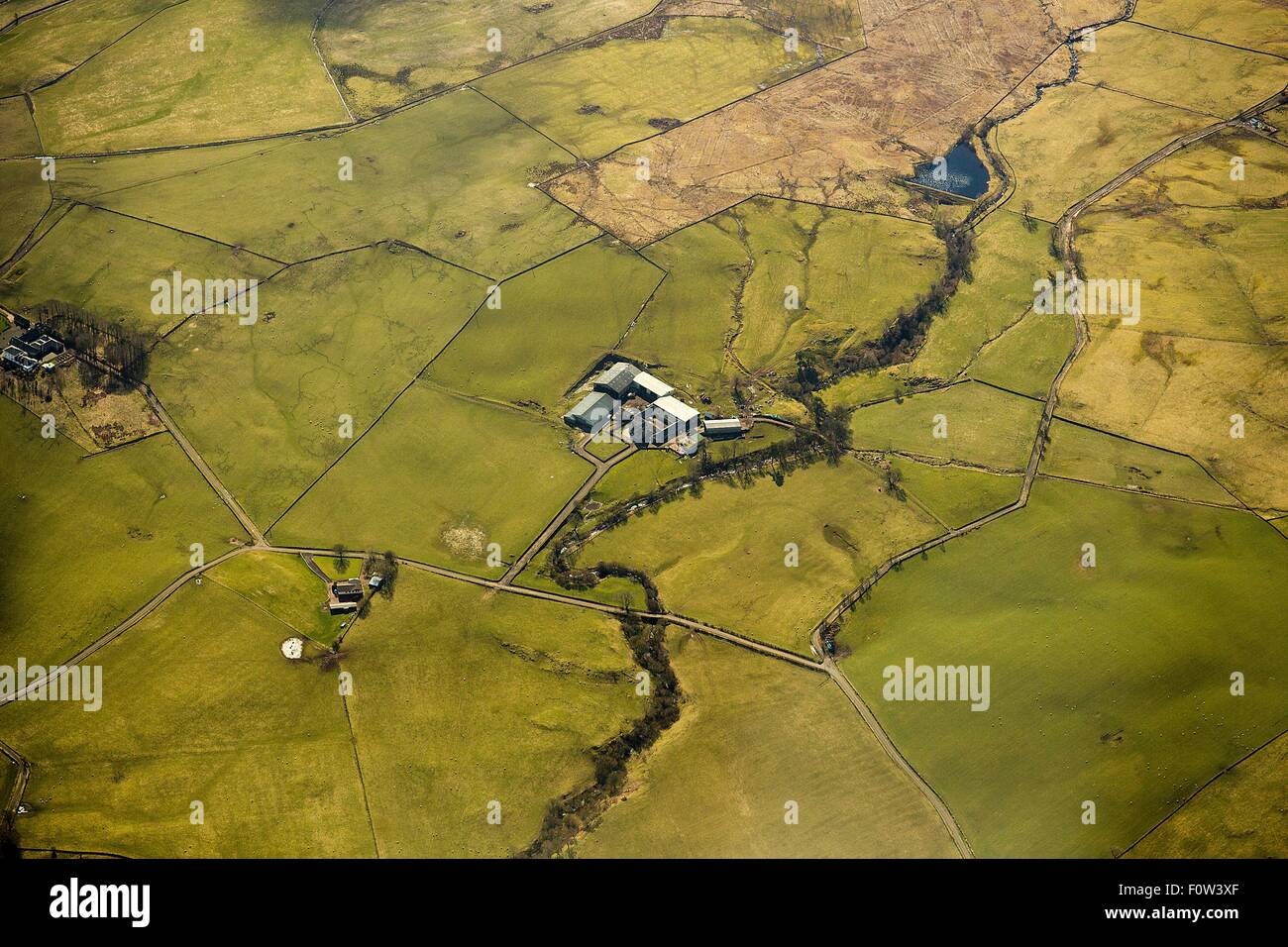 Farm building, Campsie Fells, Glasgow Stock Photo - Alamy