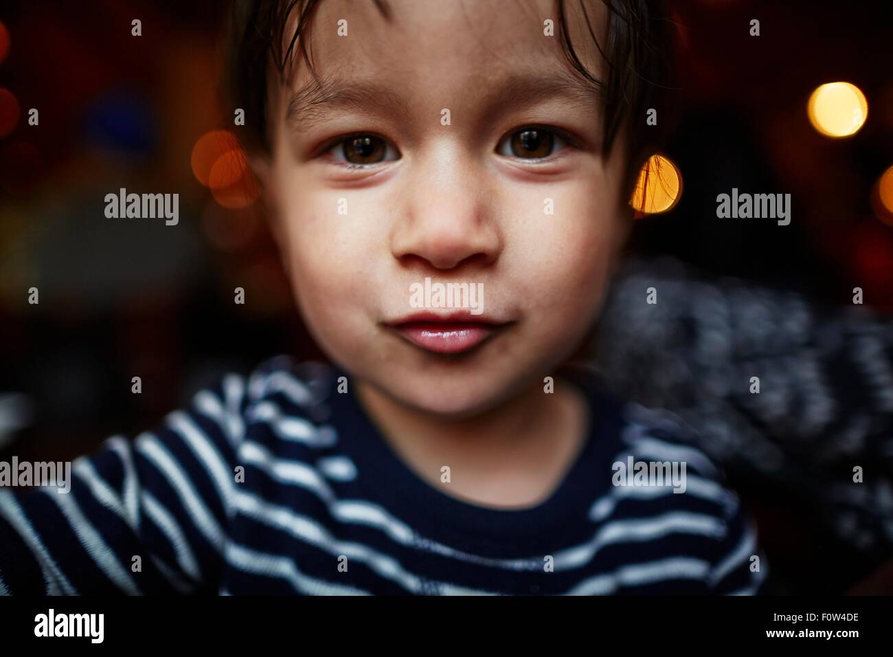 Portrait of boy looking at camera Stock Photo - Alamy