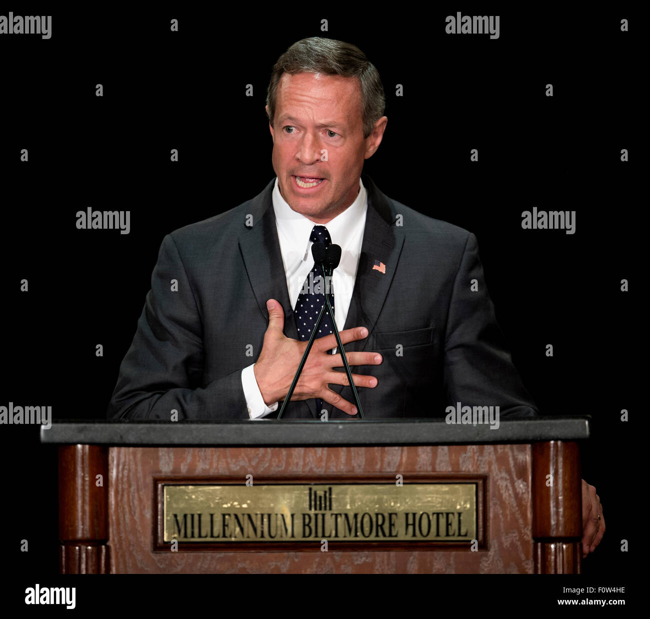 Los Angeles, California, USA. 20th Aug, 2015. Former Maryland governor and 2016 presidential ...