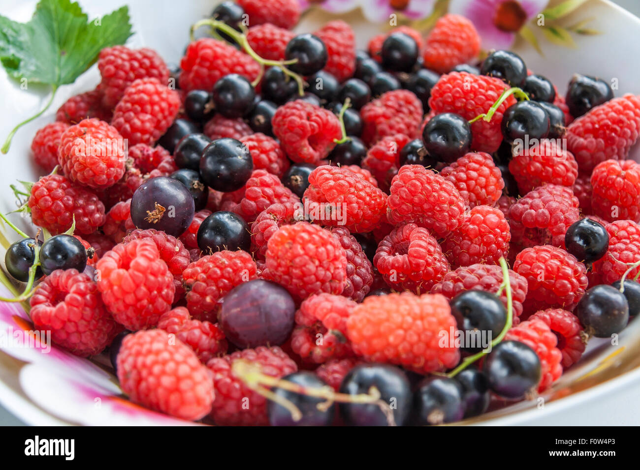 Different Berries Mixed Stock Photo - Alamy