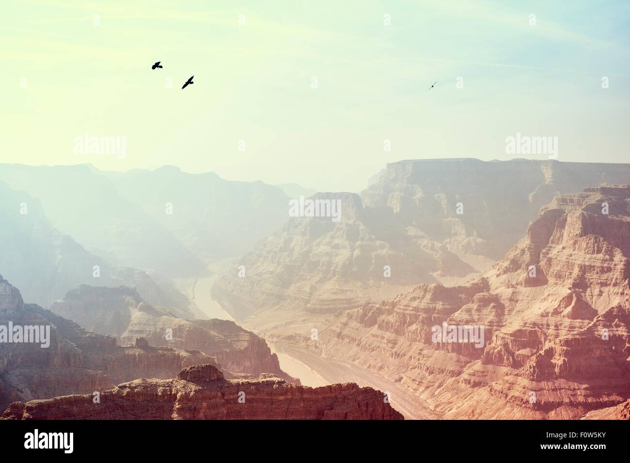 Guano Point, Grand Canyon West, Arizona, USA Stock Photo - Alamy