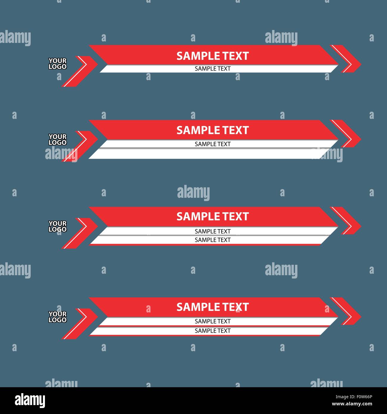 Set lower third bar hi-res stock photography and images - Alamy