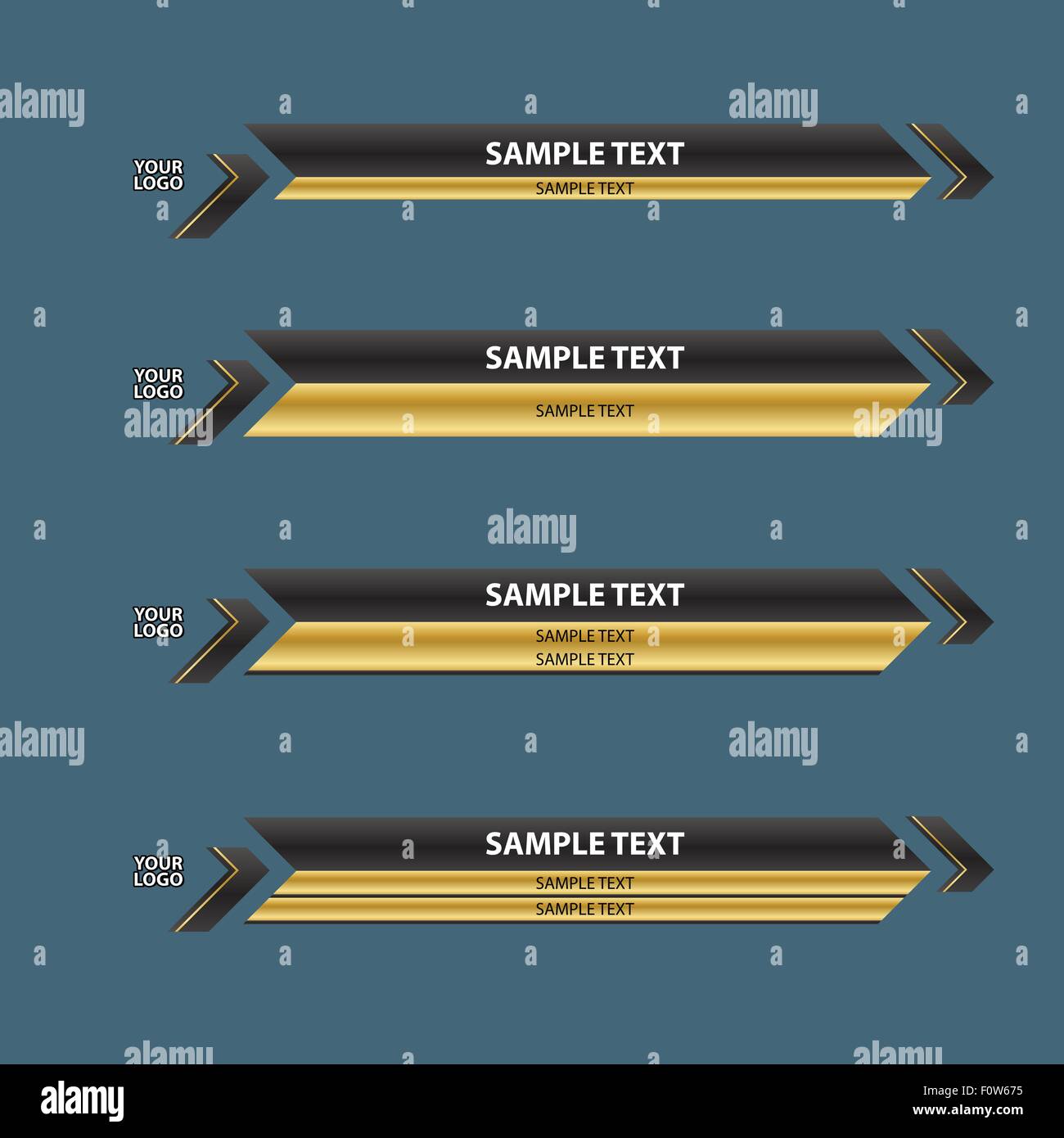 lower third banner bar screen broadcast Stock Vector Image & Art - Alamy