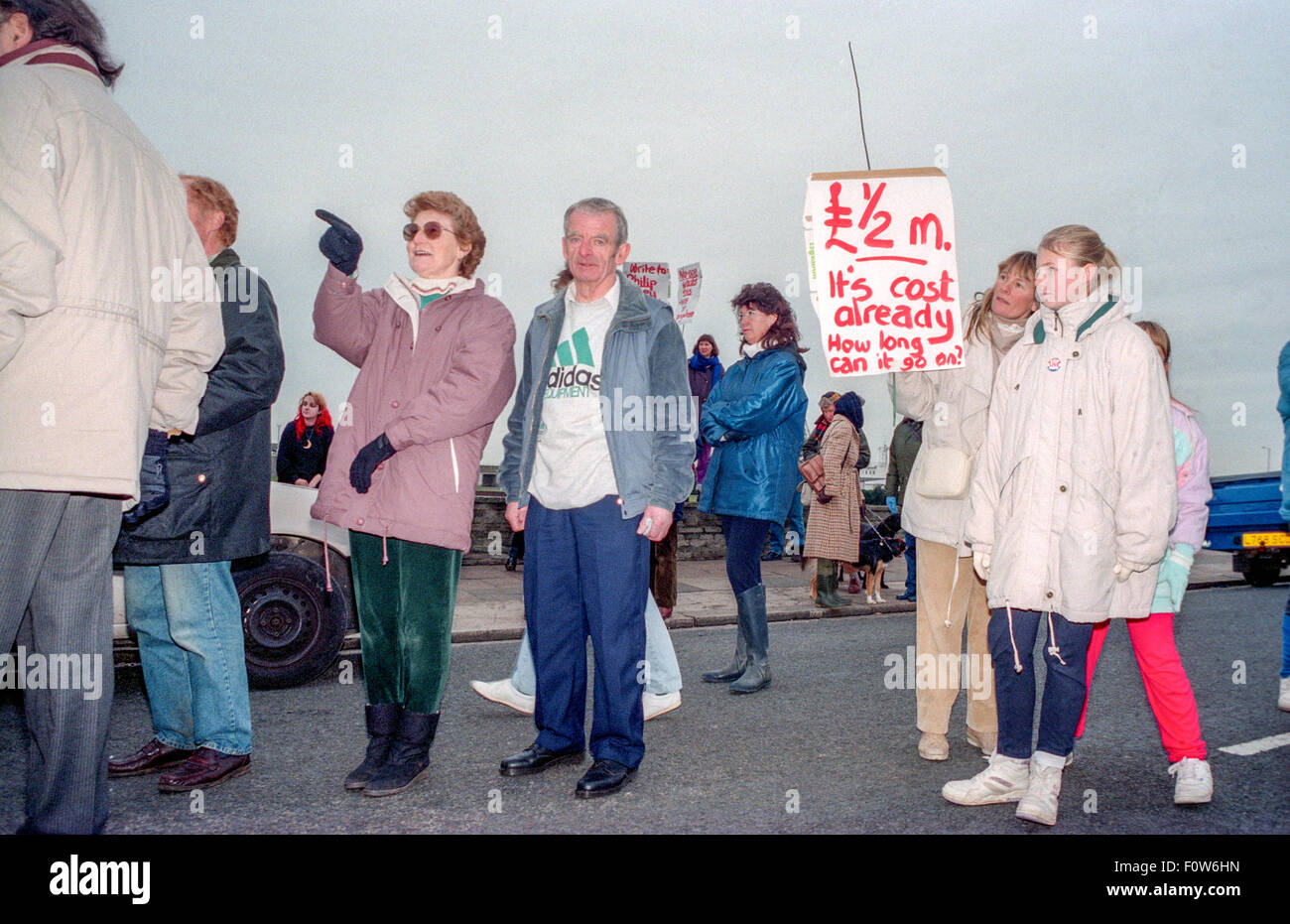 Live animal export protests at Shoreham Harbour in West Sussex Stock ...