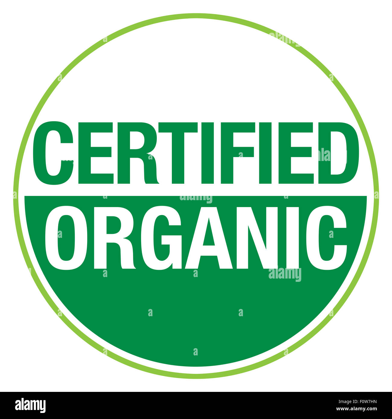 Certified Organic Symbol Stock Photo - Alamy