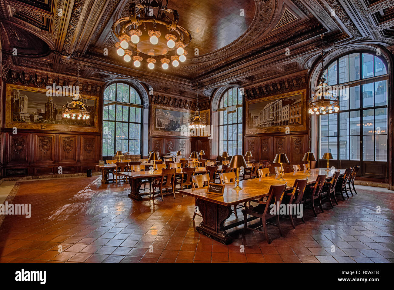 New york public library reading room hi-res stock photography and ...