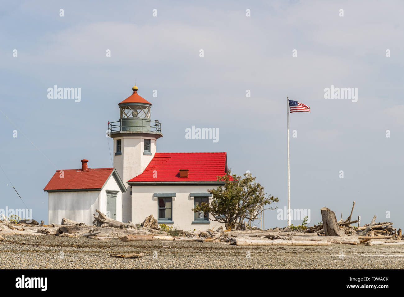 Point Robinson Light, Vashon Stock Photo - Alamy