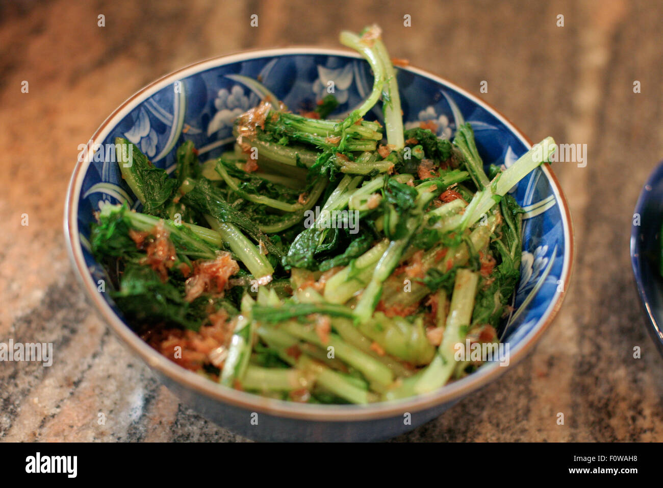 Spinach ohitashi Japanese Spinach Salad Stock Photo - Alamy