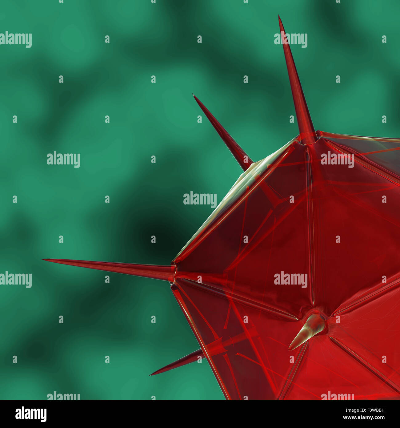 3D render virus cells science and medical concept Stock Photo - Alamy