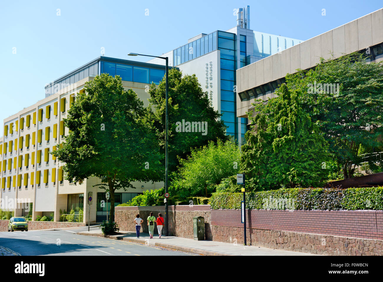 University of Bristol new Life Sciences building and university library ...
