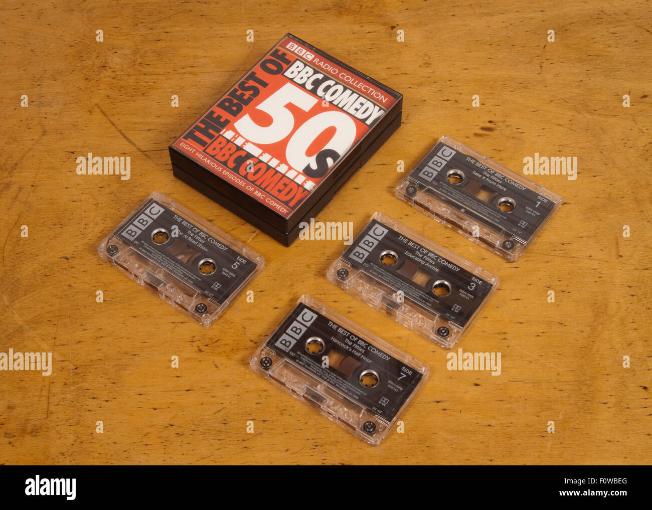 A BBC four cassette set The Best of the Fifties Stock Photo - Alamy