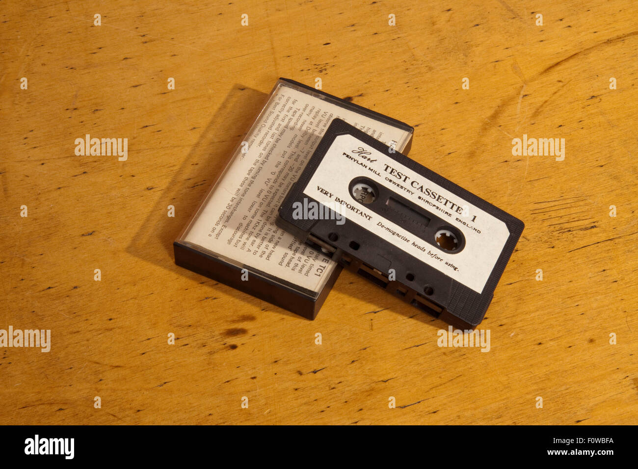 Hart line up/ test cassette Stock Photo - Alamy