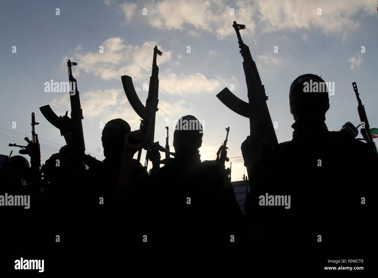 Rafah, Gaza Strip, Palestinian Territory. 21st Aug, 2015. Palestinian ...