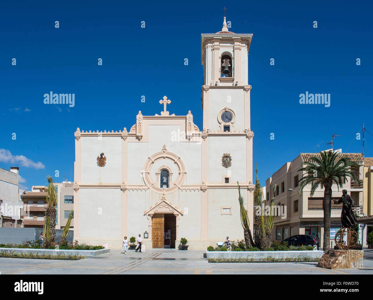 The Parroquia San Francisco Javier church in the centre of San Javier ...