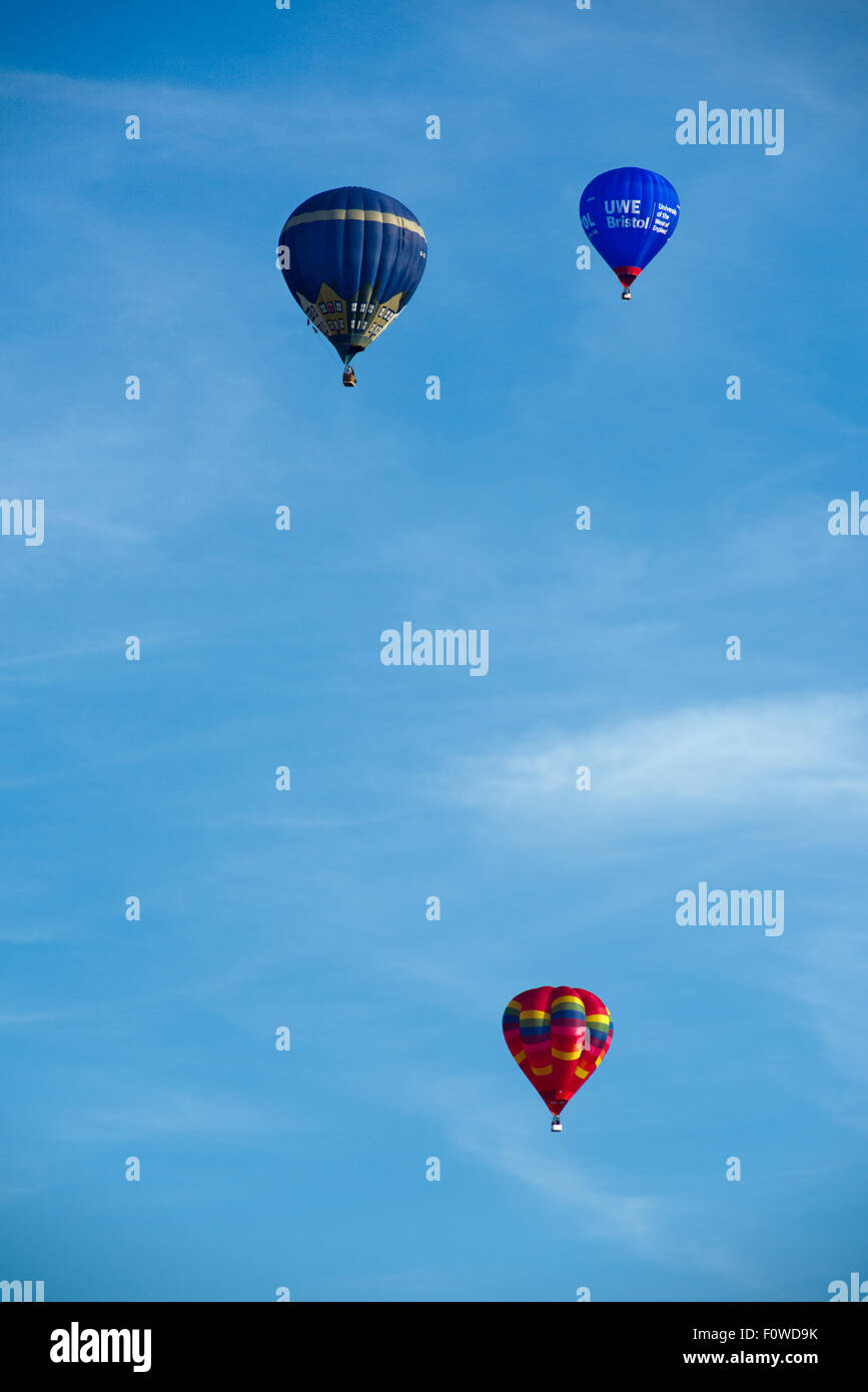 Hot air balloons in flight Stock Photo - Alamy