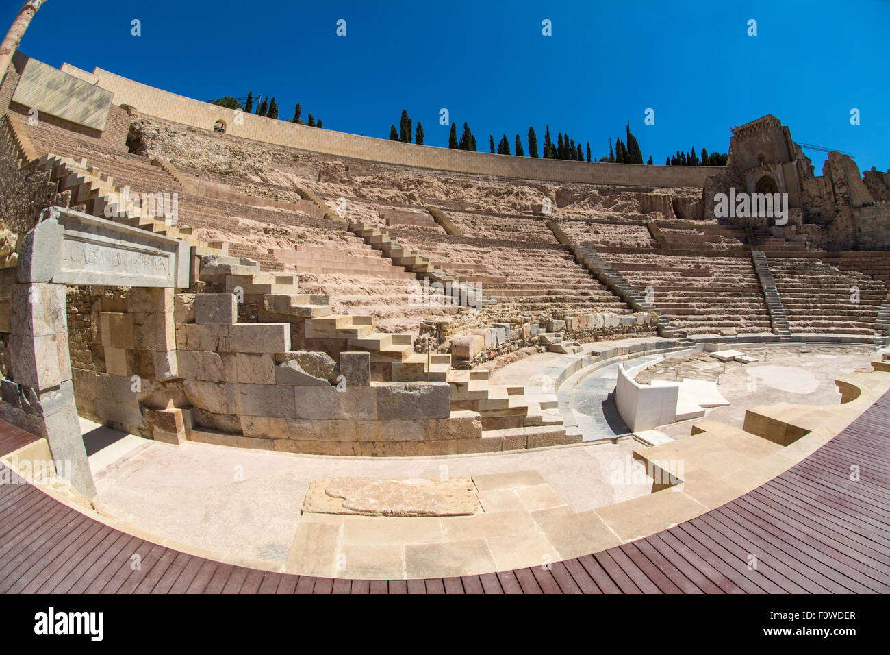 The Roman Theatre Of Carthago Nova Stock Photos & The Roman Theatre Of ...