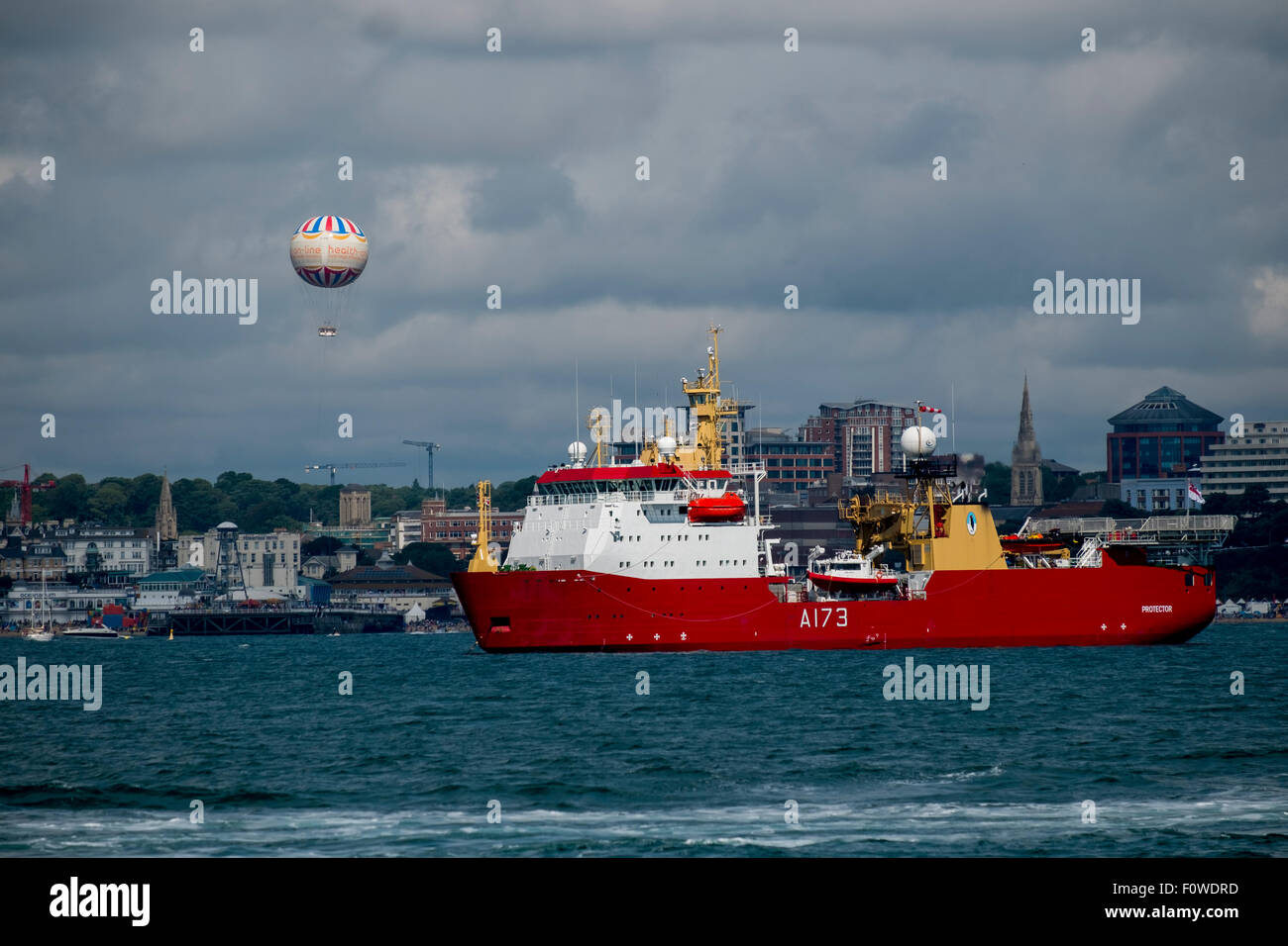 HMS Protector is a Royal Navy ice patrol ship built in Norway in 2001 ...