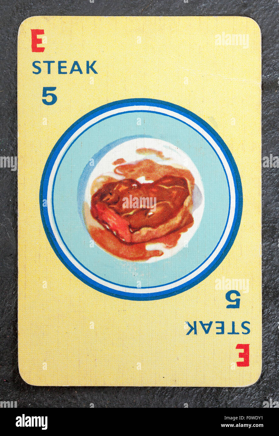 Meal card hi-res stock photography and images - Alamy