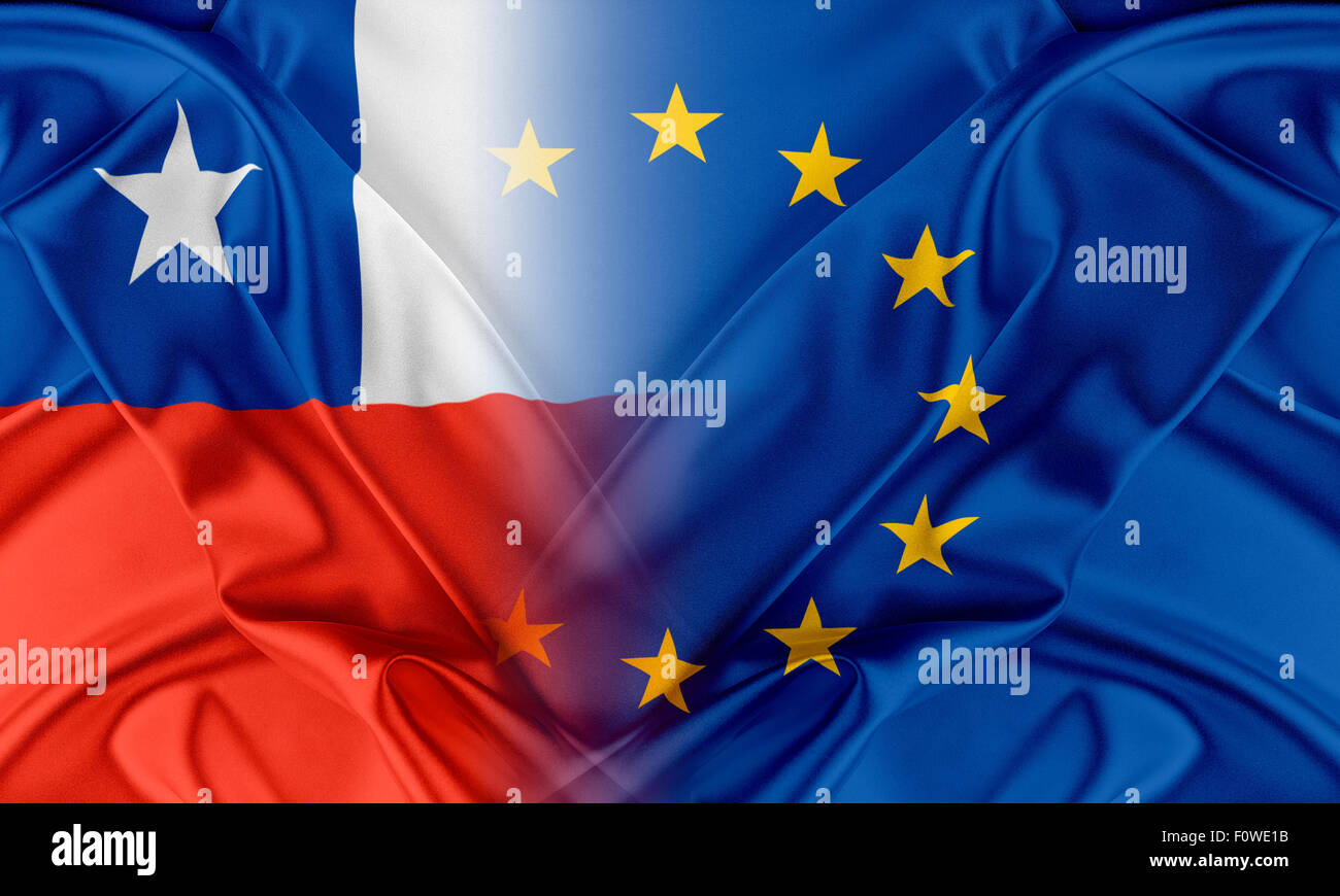 European Union and Chile Stock Photo - Alamy