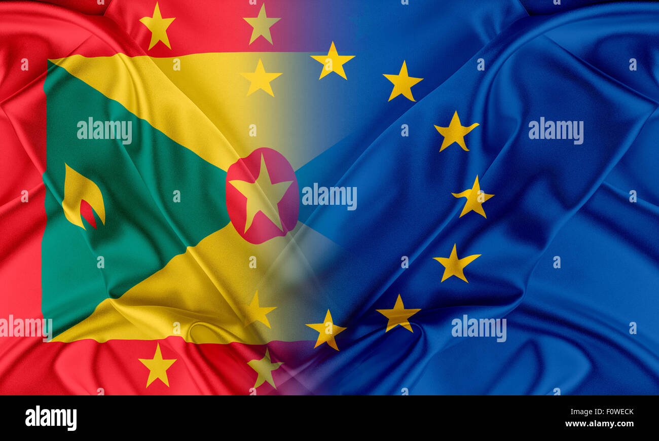 Grenada flag european union hi-res stock photography and images - Alamy