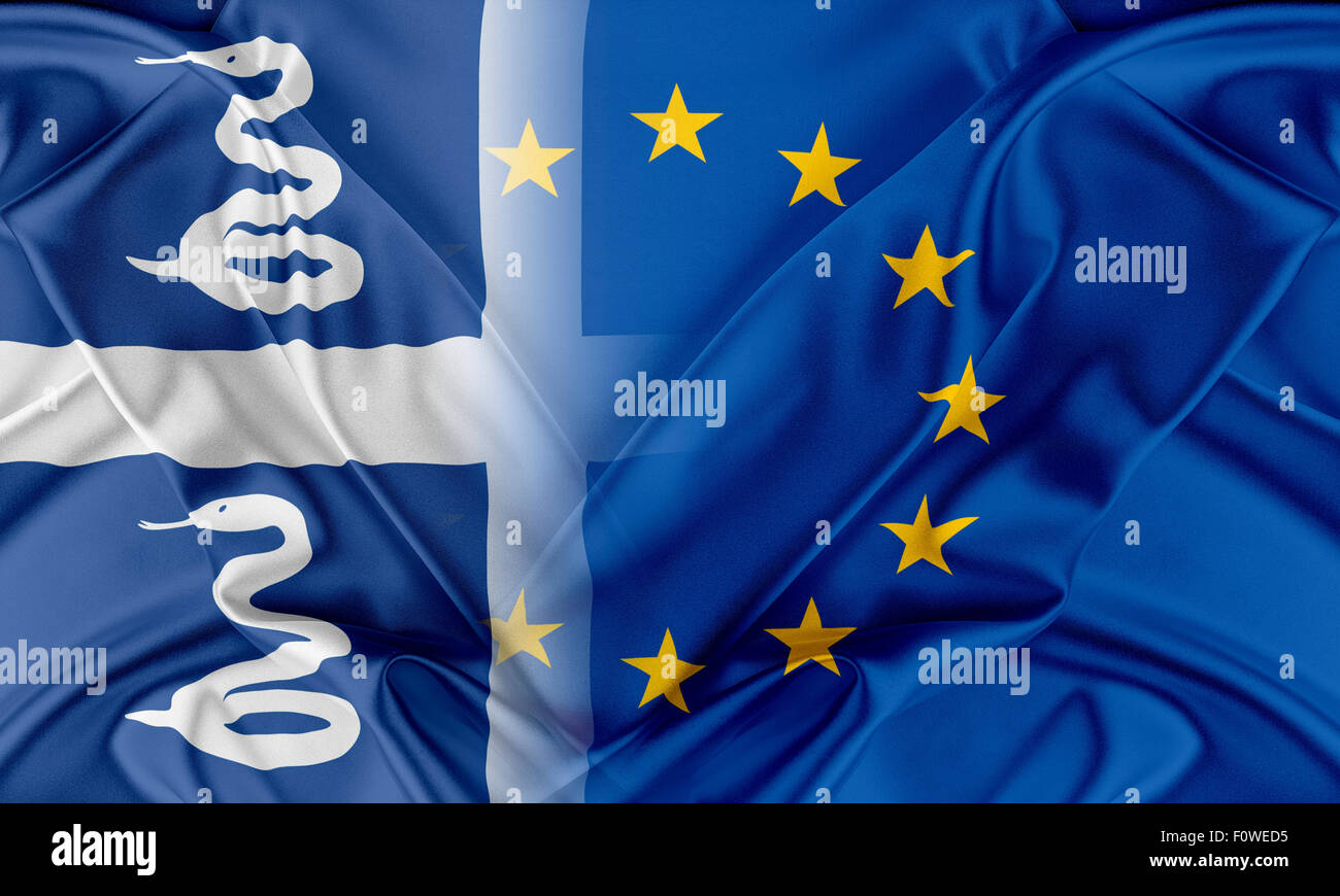 European Union and Martinique Stock Photo - Alamy