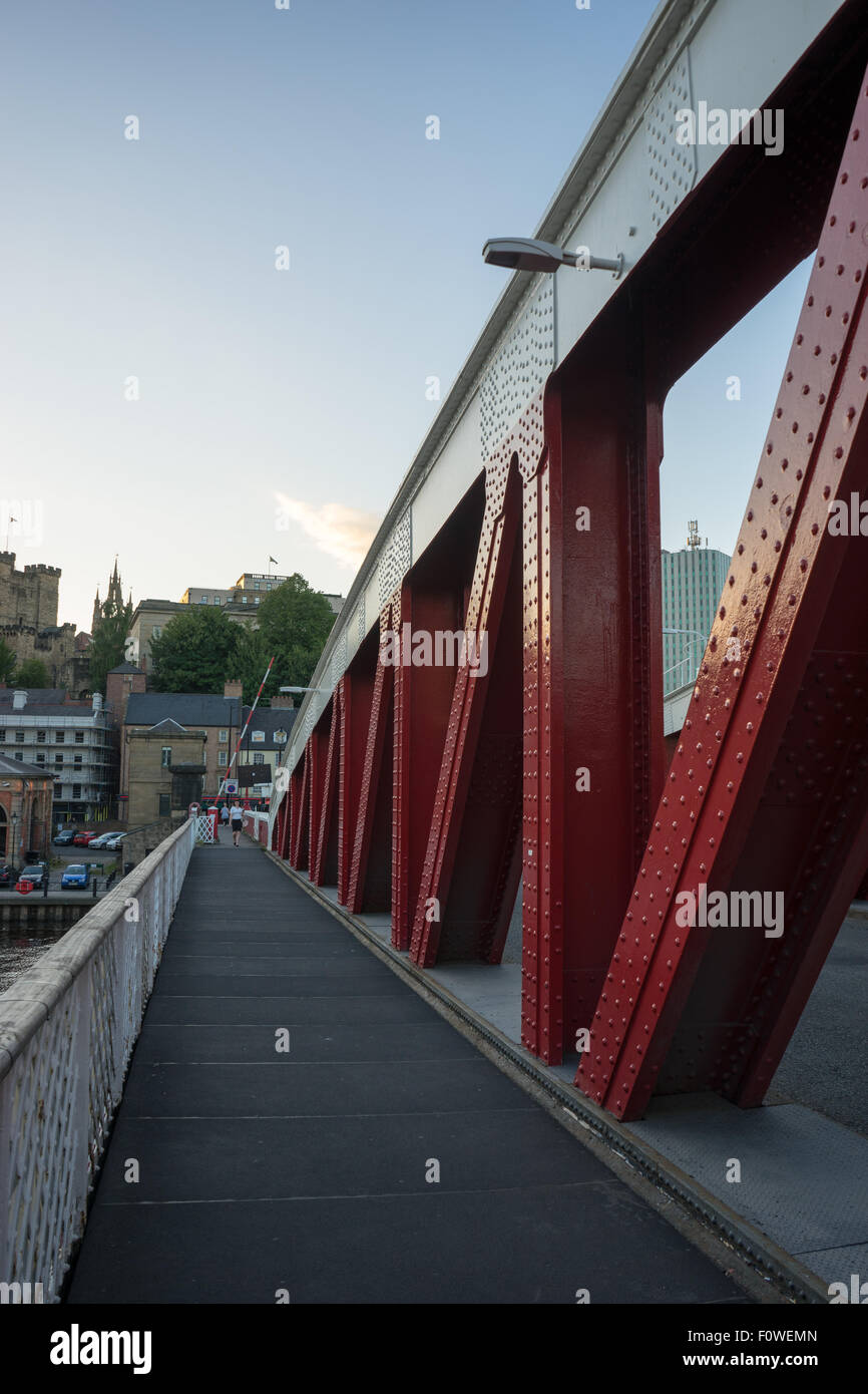 The Swing Bridge, a swing bridge spanning the River Tyne between ...