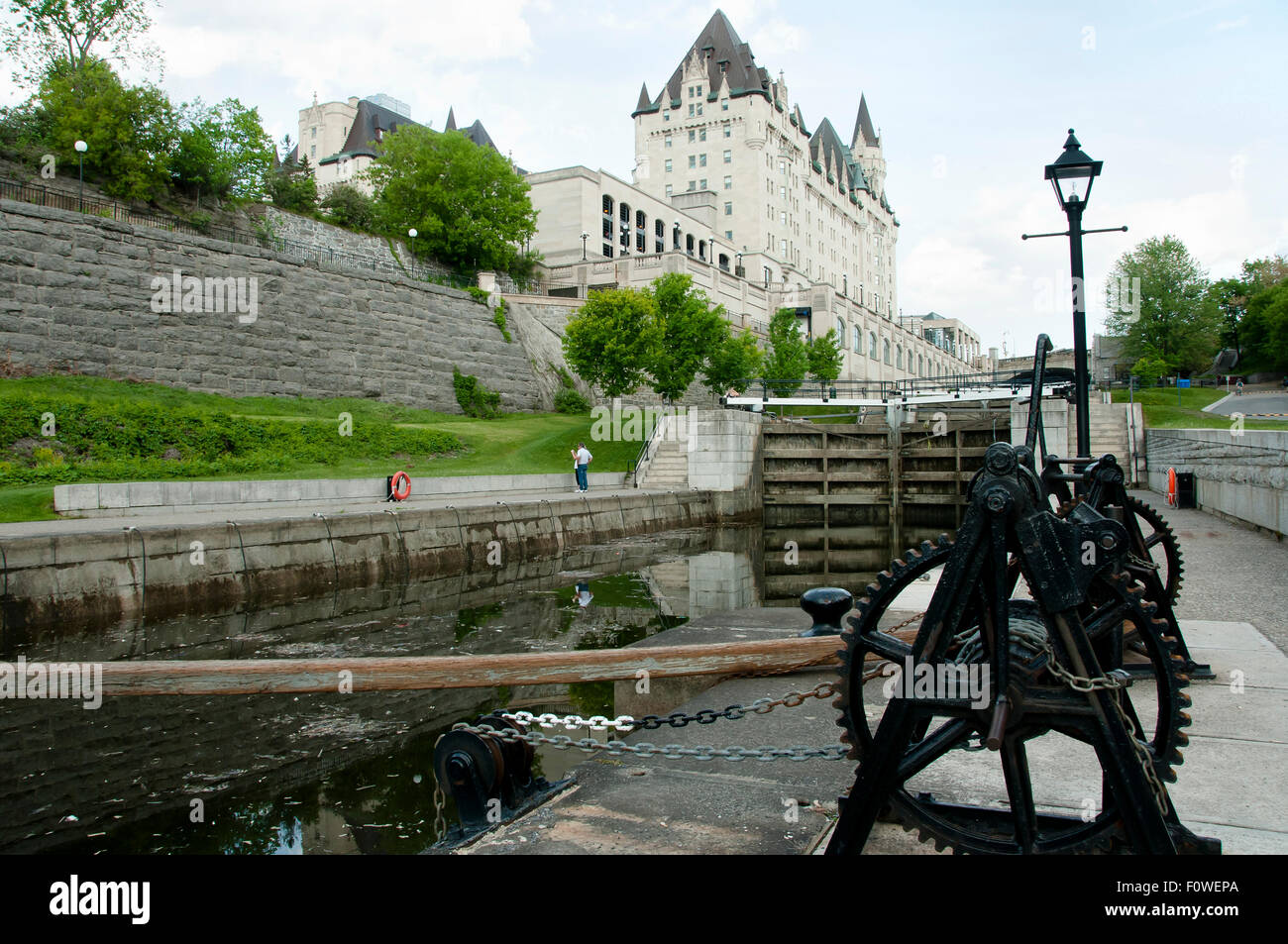 Rideau Canal Locks - Ottawa - Canada Stock Photo - Alamy