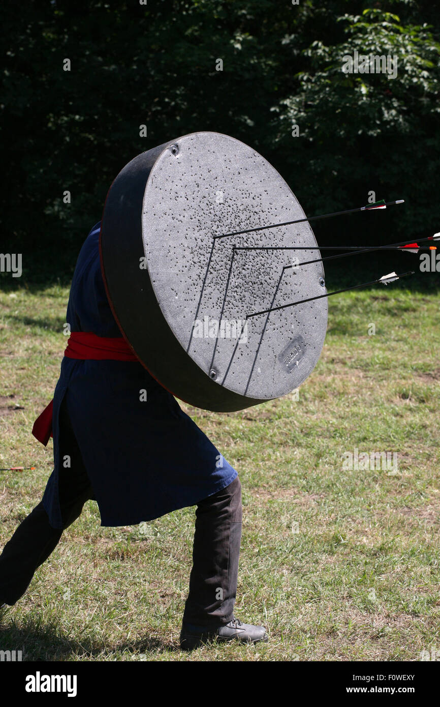 Historical Medieval Archery Target On Stock Photos & Historical ...