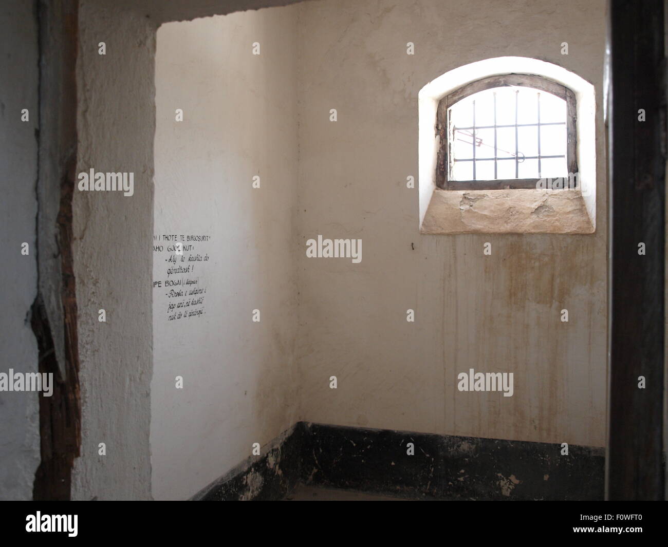 Gjirokastra, Albania, the medieval castle. Fortress, prison, now a ...