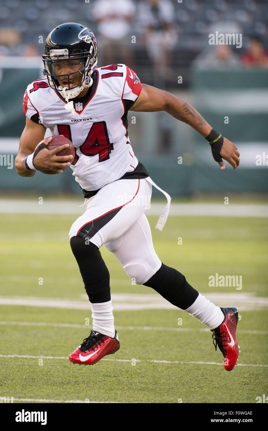 East Rutherford, New Jersey, USA. 21st Aug, 2015. Atlanta Falcons wide ...