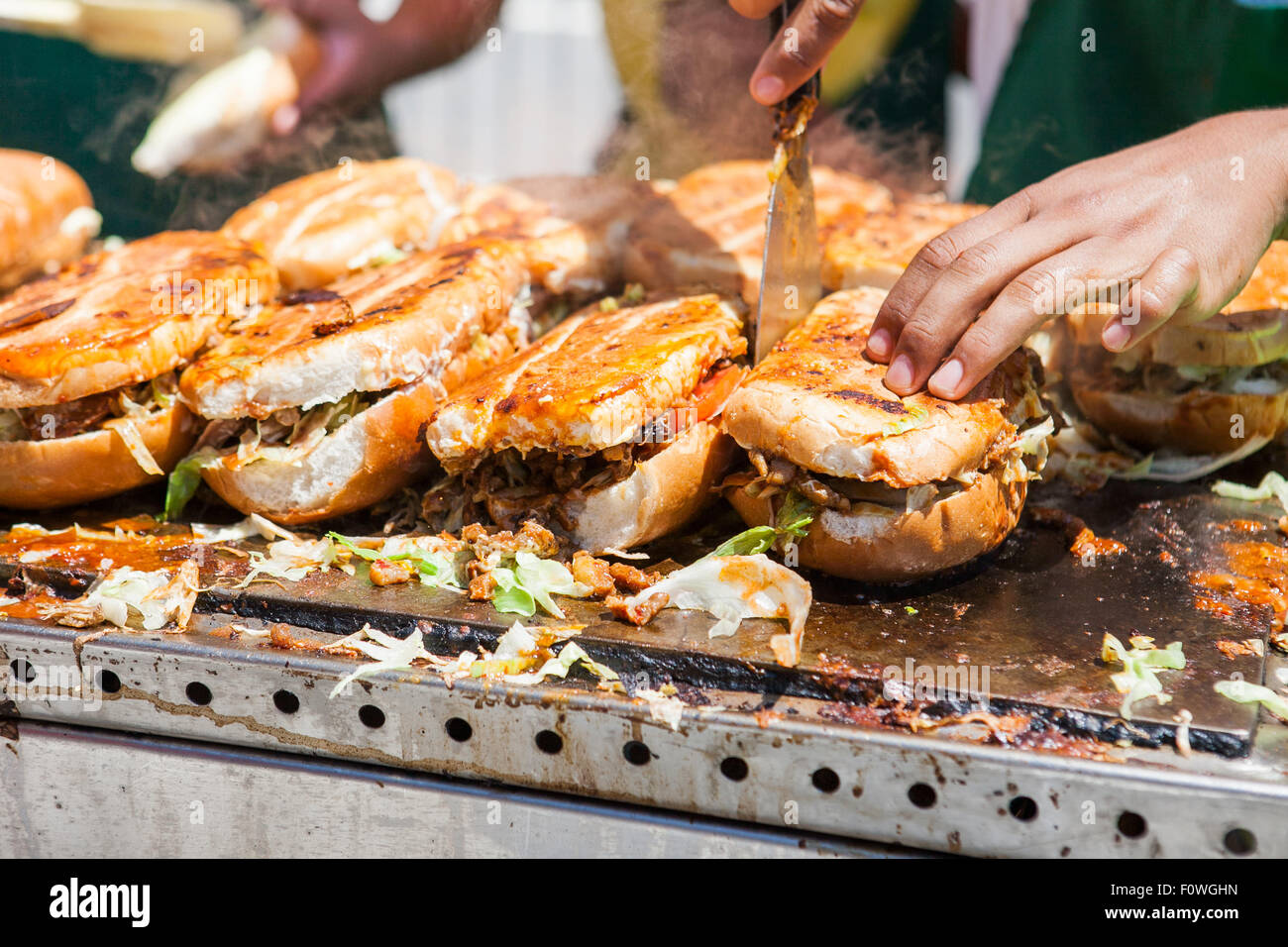 street food Tortas Stock Photo - Alamy