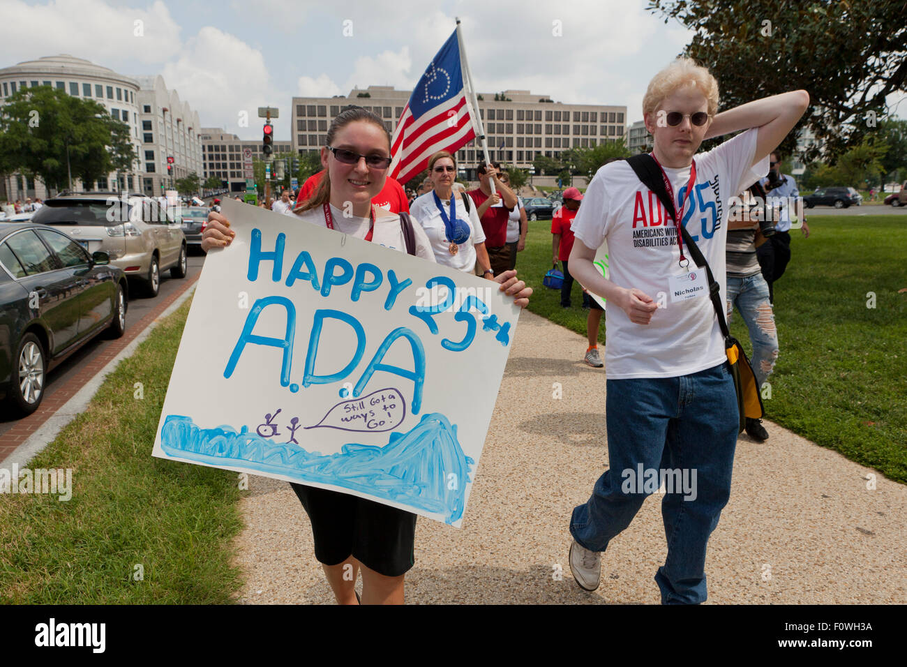 People with in wheelchairs and their family rally and march on Capitol ...