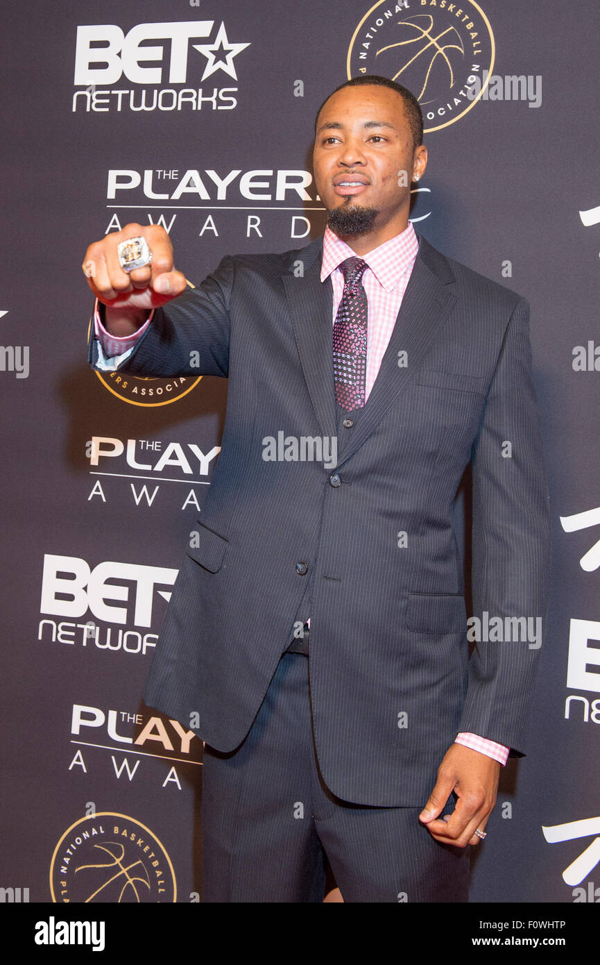 NBA player Rashard Lewis attends The Players Awards at the Rio Hotel ...