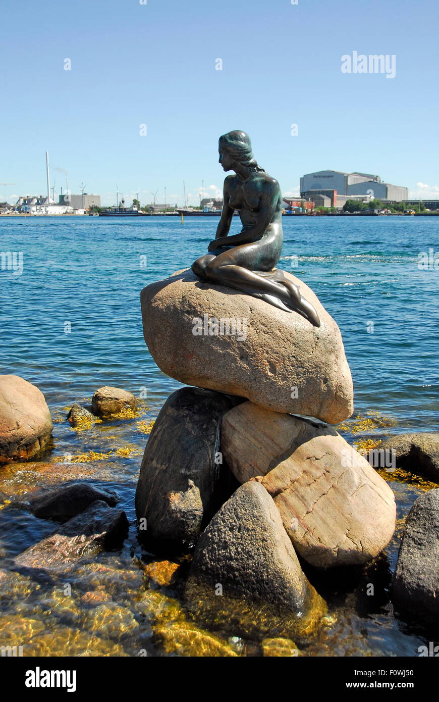 The Statue of the Little Mermaid in Copenhagen, Denmark Stock Photo - Alamy