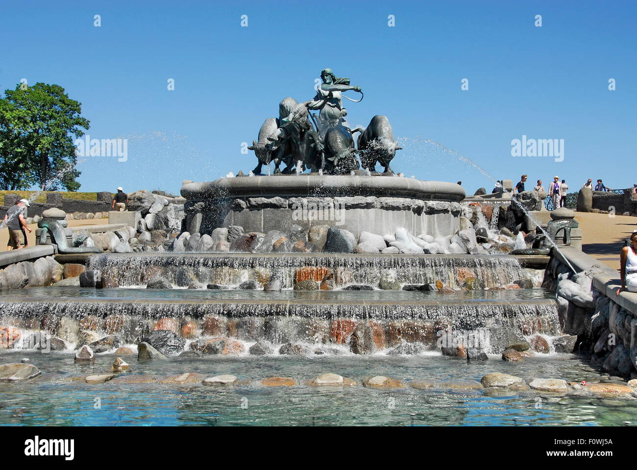 The Gefion Fountain in Copenhagen, Denmark Stock Photo - Alamy