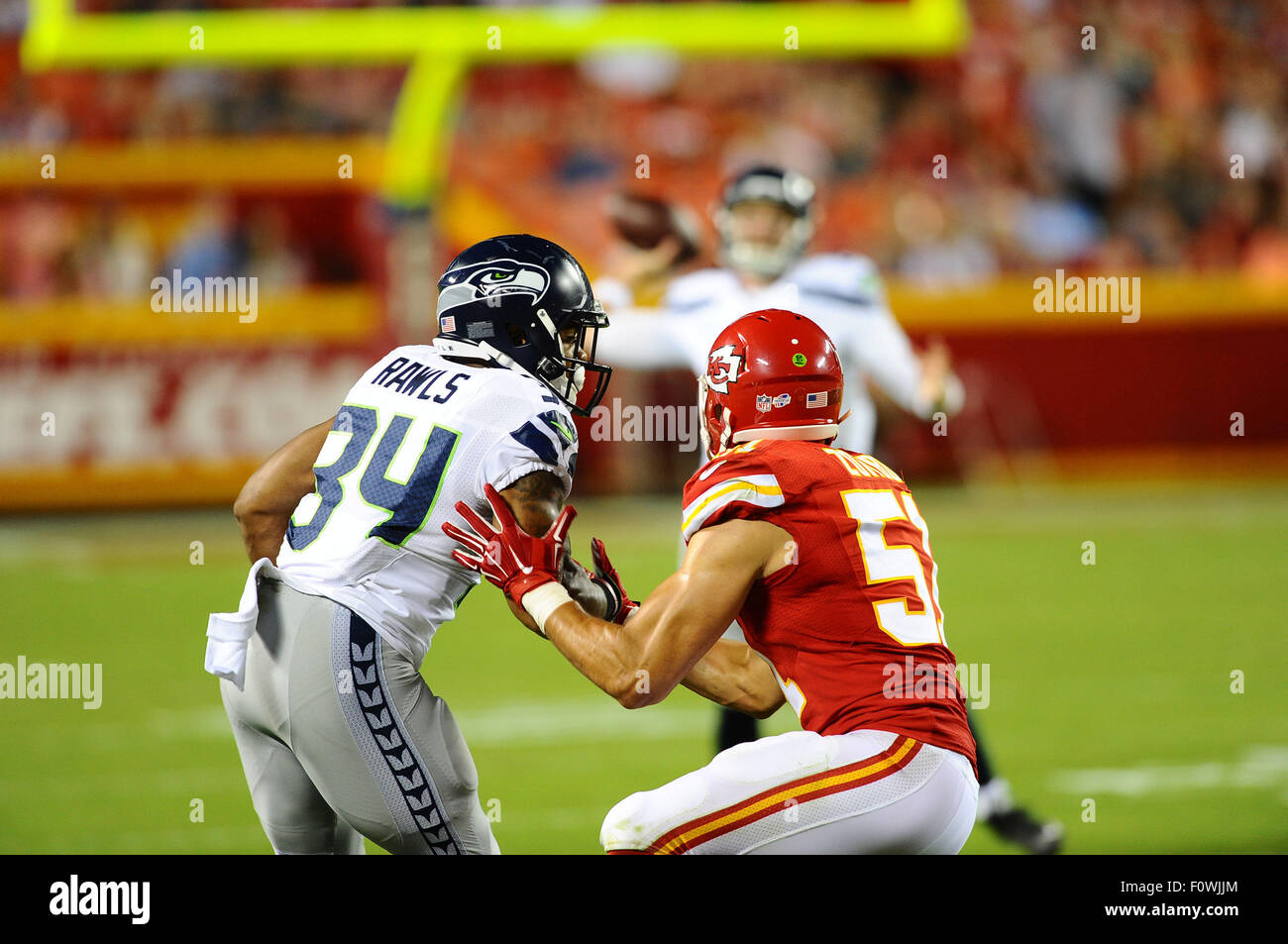Kansas City, Missouri, USA. 21st Aug, 2015. Kansas City Chiefs outside ...
