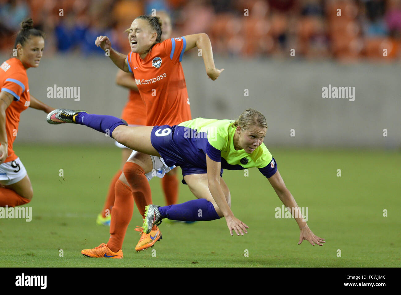 Houston, Texas, USA. 21st Aug, 2015. Seattle Reign forward Merritt ...