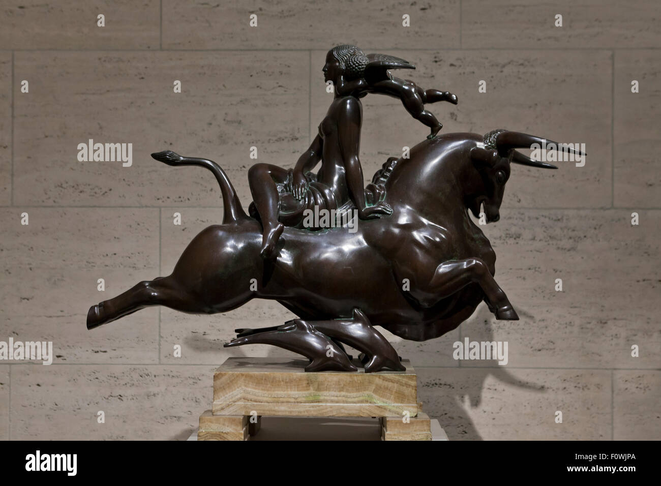 Flight of Europa by Paul Manship, circa 1925 - USA Stock Photo - Alamy