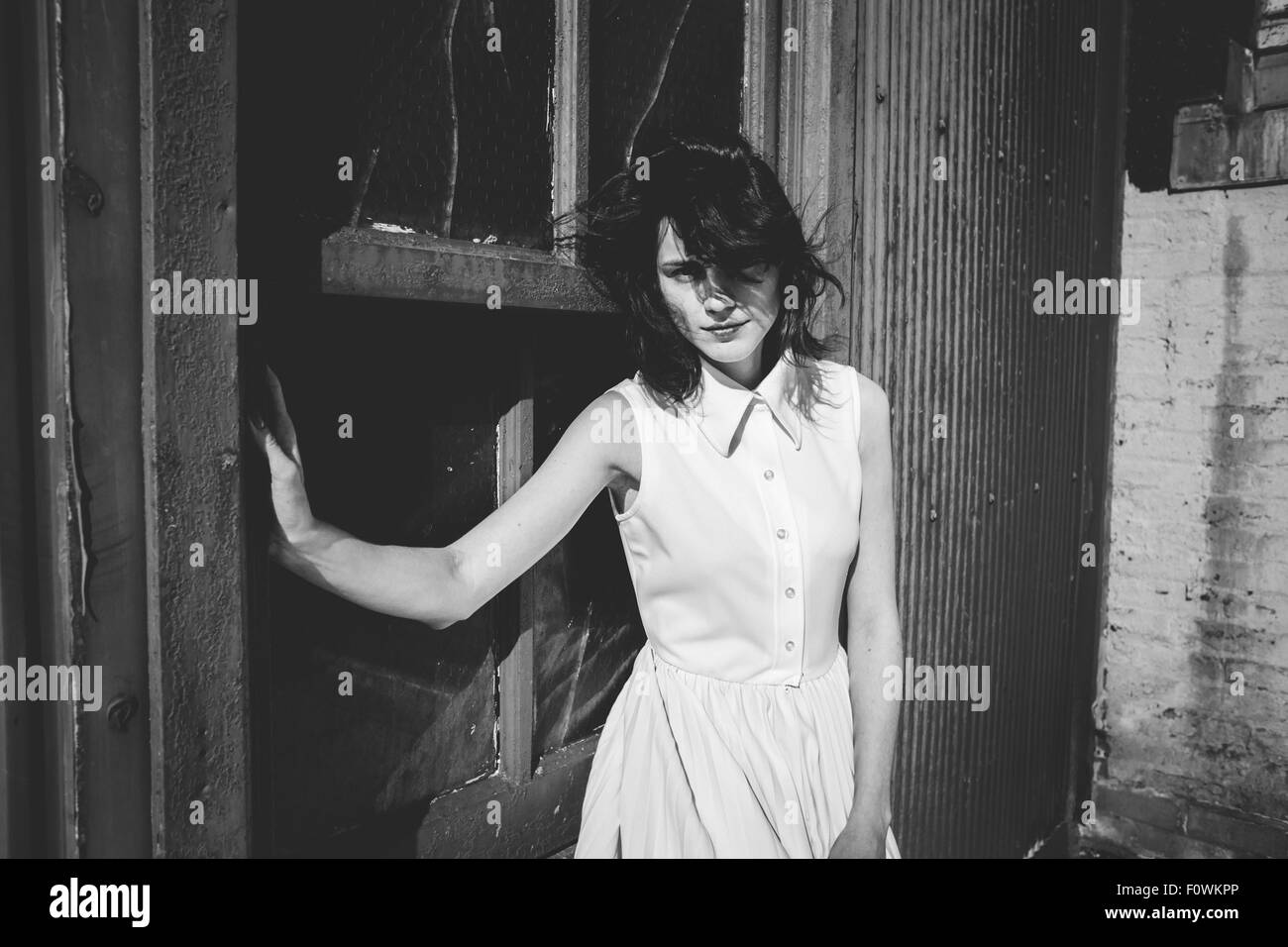 Feminine mystery Black and White Stock Photos & Images - Alamy