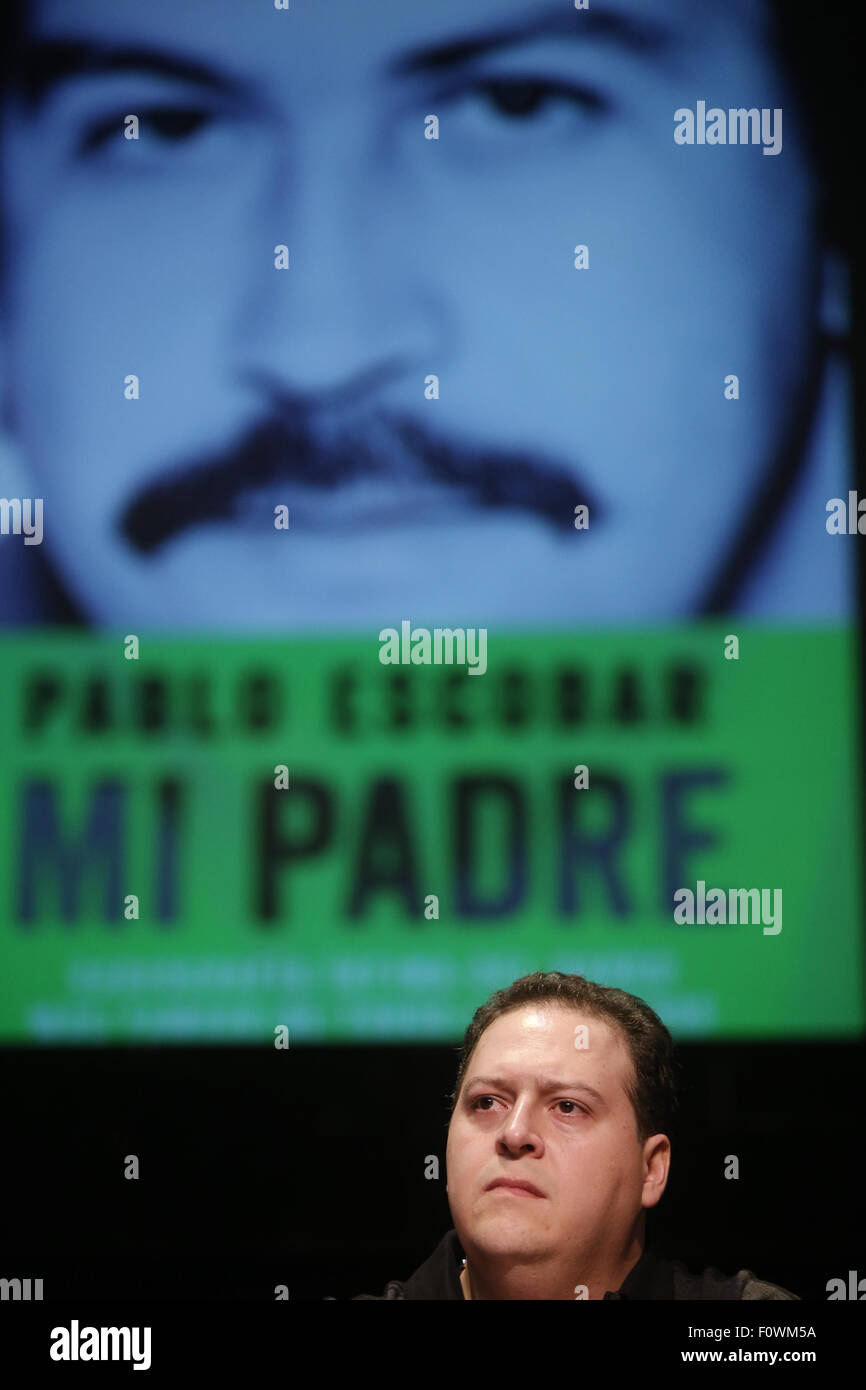 Panama City, Panama. 21st Aug, 2015. Colombian writer Juan Pablo ...