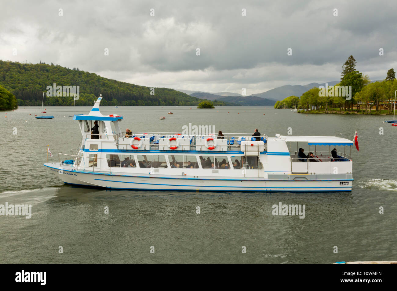 Lake Windermere Cruiser Stock Photo - Alamy