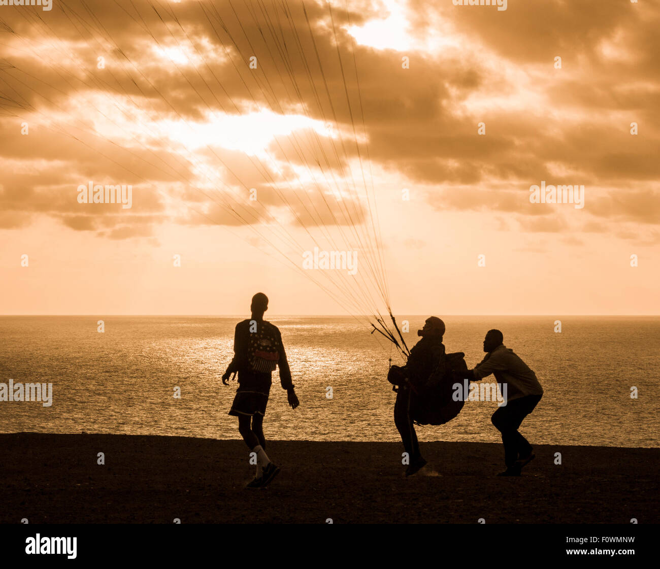 Paragliding launch point hi-res stock photography and images - Alamy