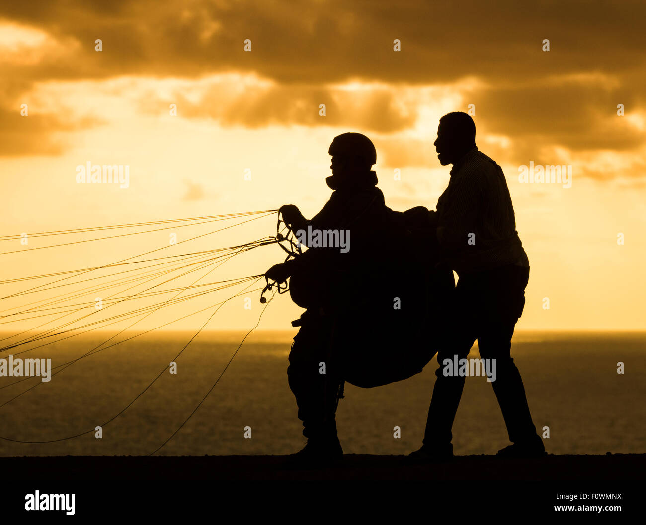 Paragliding launch point hi-res stock photography and images - Alamy