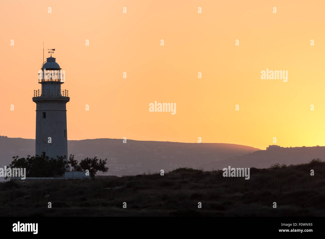 Paphos lighthouse at first light, Cyprus Stock Photo - Alamy