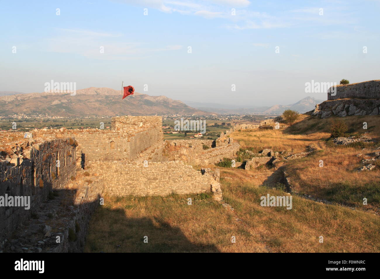 Barbican Gate entrance to first courtyard, Rozafa Castle, Shkodra ...