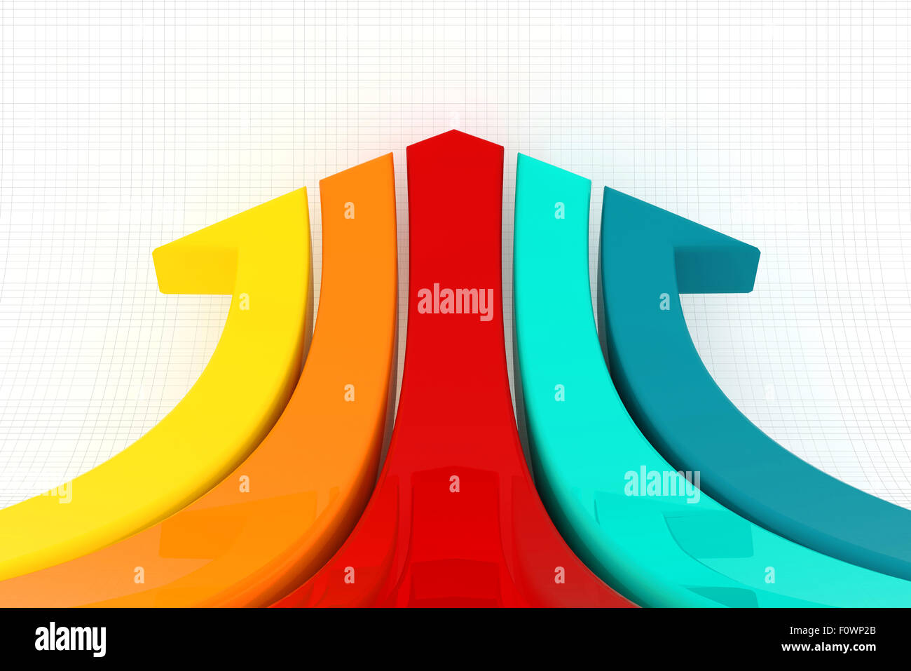 Business graph and chart. Grow up progress with arrow line. Business ...