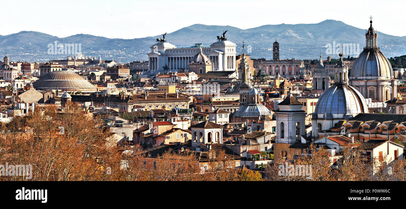 Rome landscape with mountains hi-res stock photography and images - Alamy