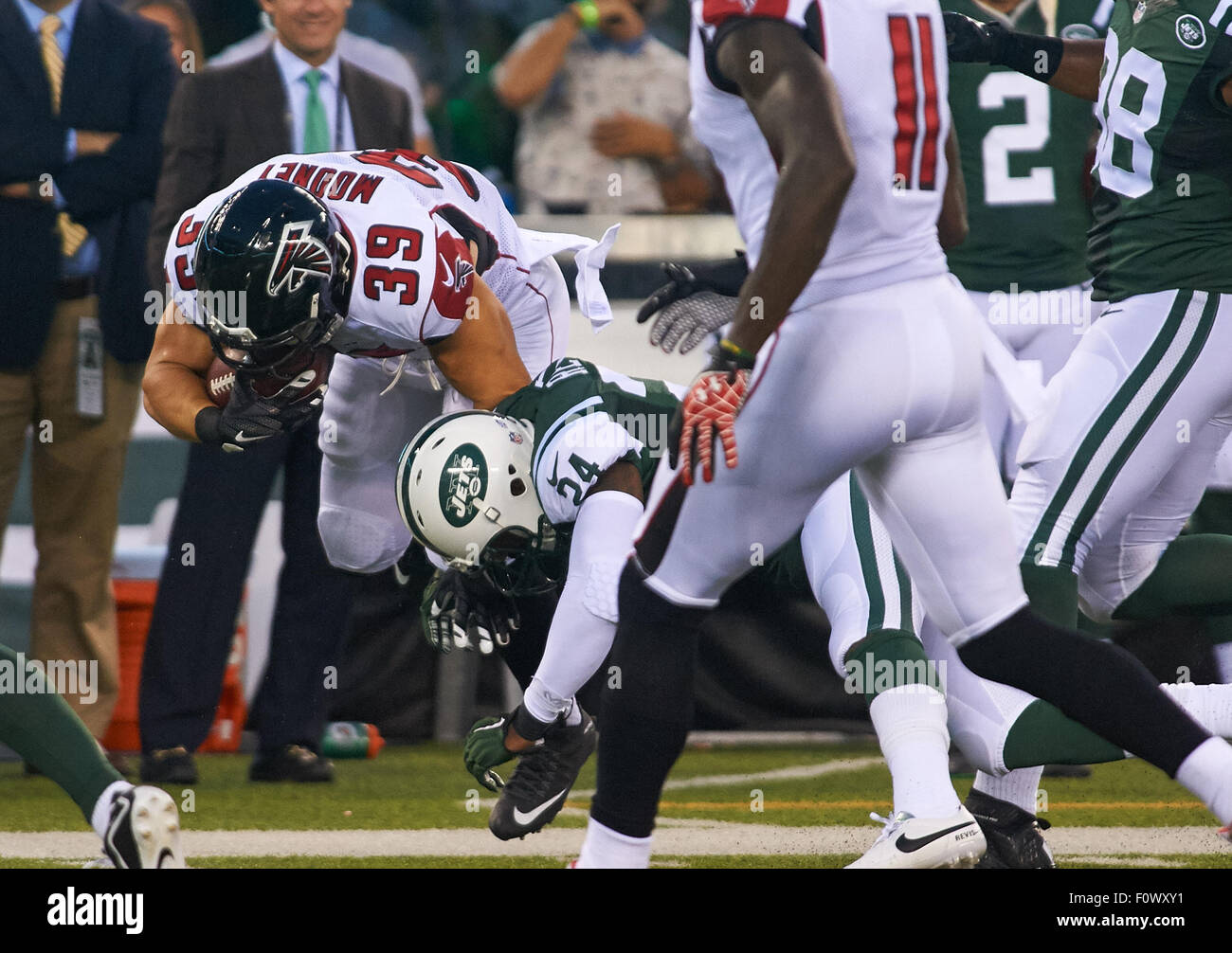 East Rutherford, New Jersey, USA. 21st Aug, 2015. Jets cornerback ...
