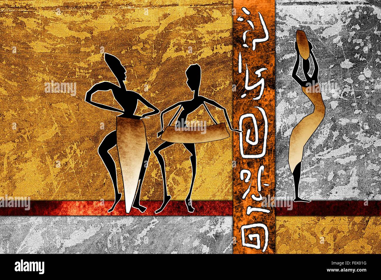 African ethnic retro vintage Stock Photo - Alamy